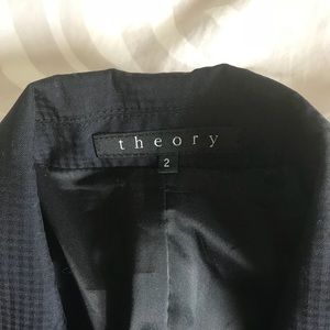 Theory | Jackets & Coats | Theory Virginwool Blue Blazer Jacket Cubed ...